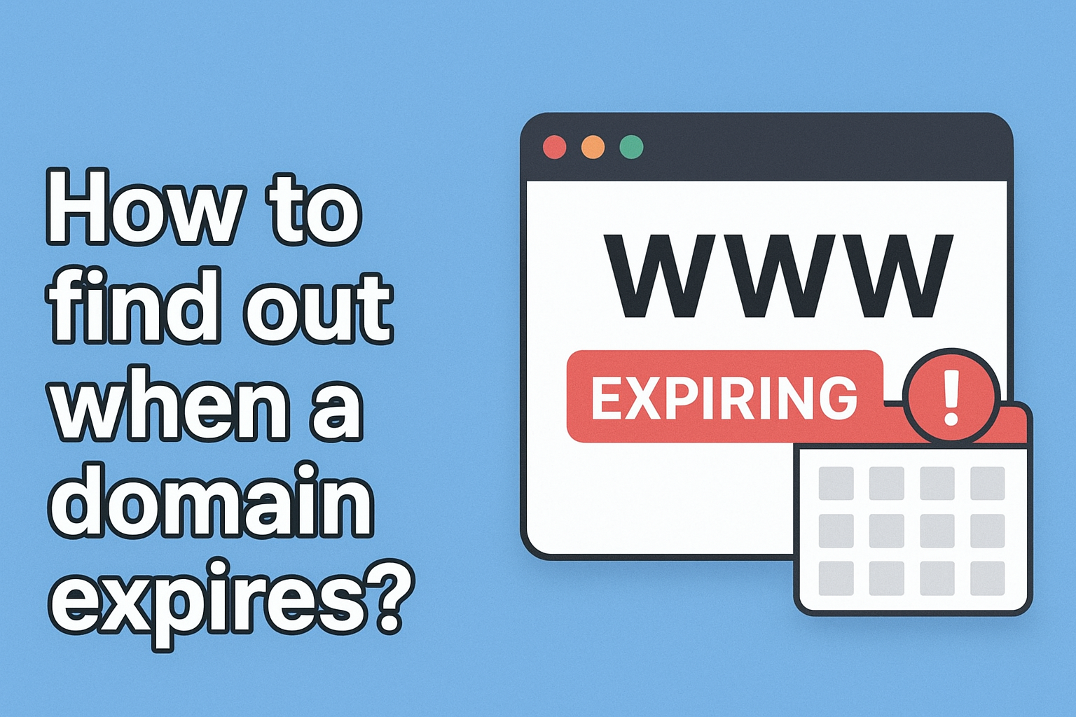 How to Check Domain Expiration Date - How to find out when a domain ...